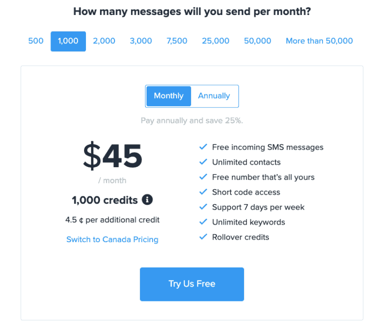 SimpleTexting Review (2020) SimpleTexting Pricing, Rates and Reviews